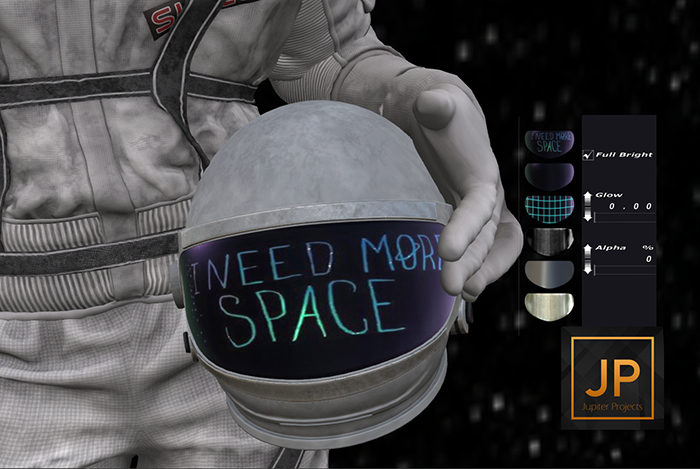 Second Life Marketplace - 09.[Since1975] Astro Helmet (For Hand) / Light
